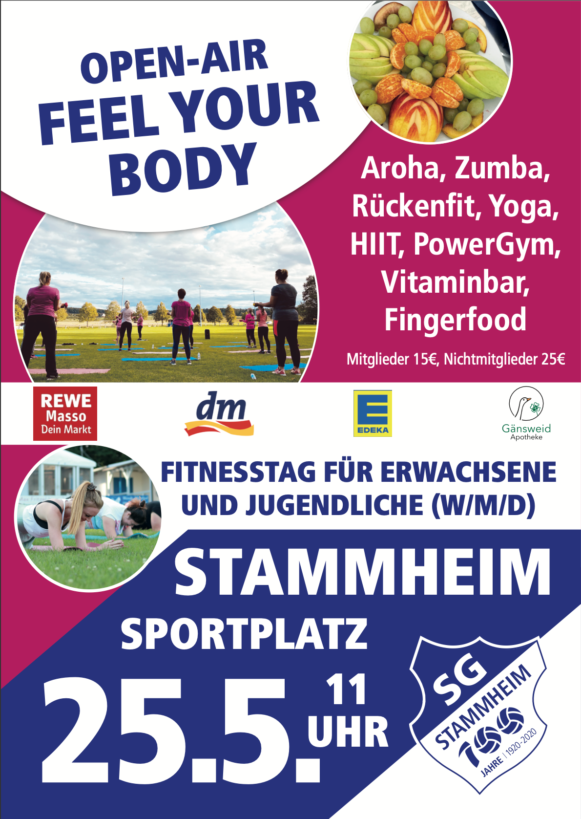 Feel Your Body 2025 – SG 1920 STAMMHEIM e.V.